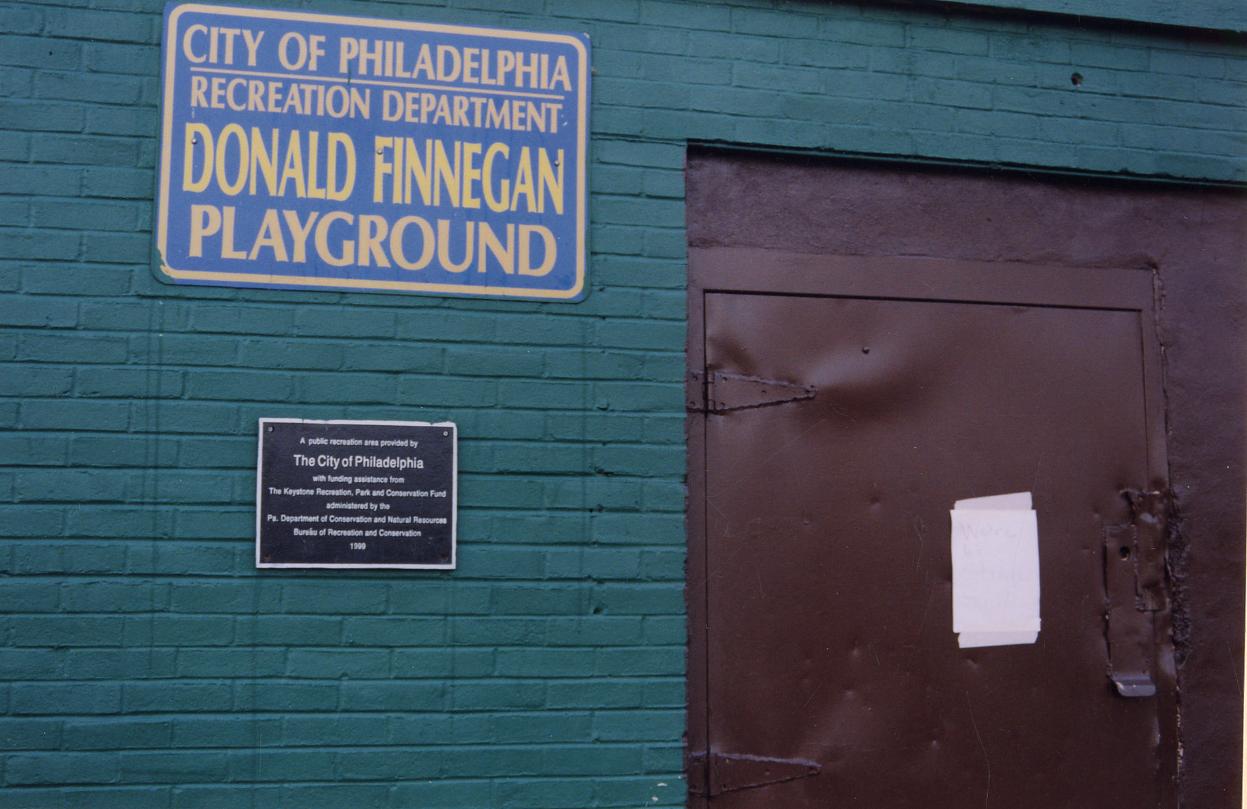 Locations Hub - Donald FInnegan Playground